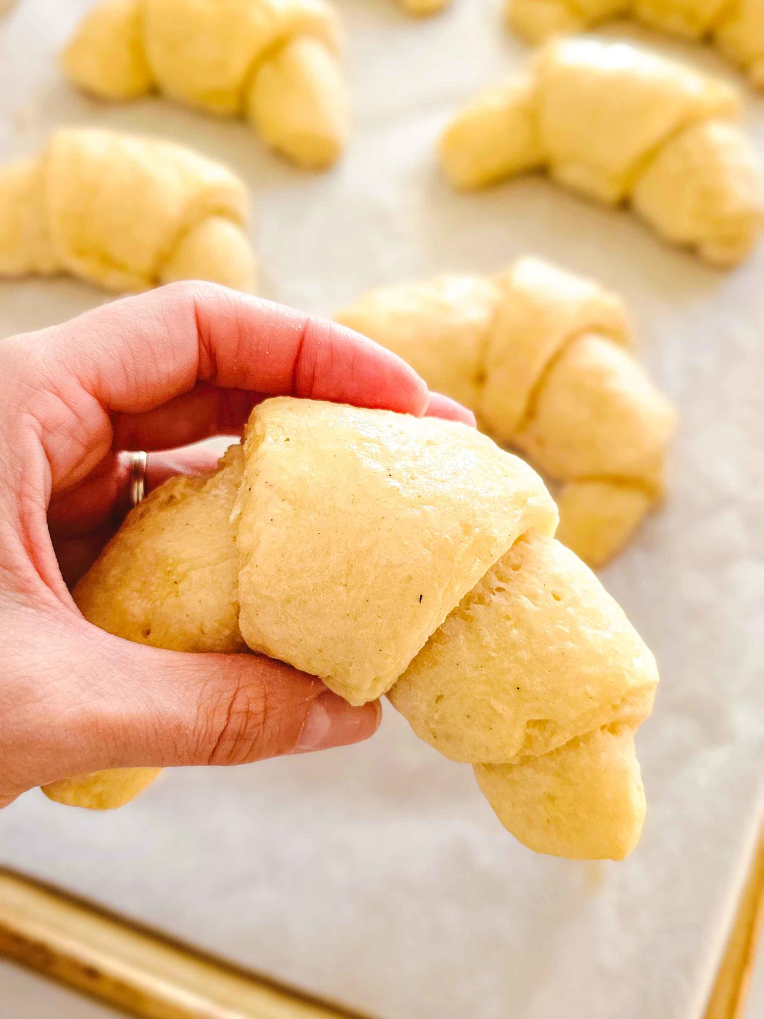 The Best Gluten Free Crescent Rolls (like Pillsbury!)