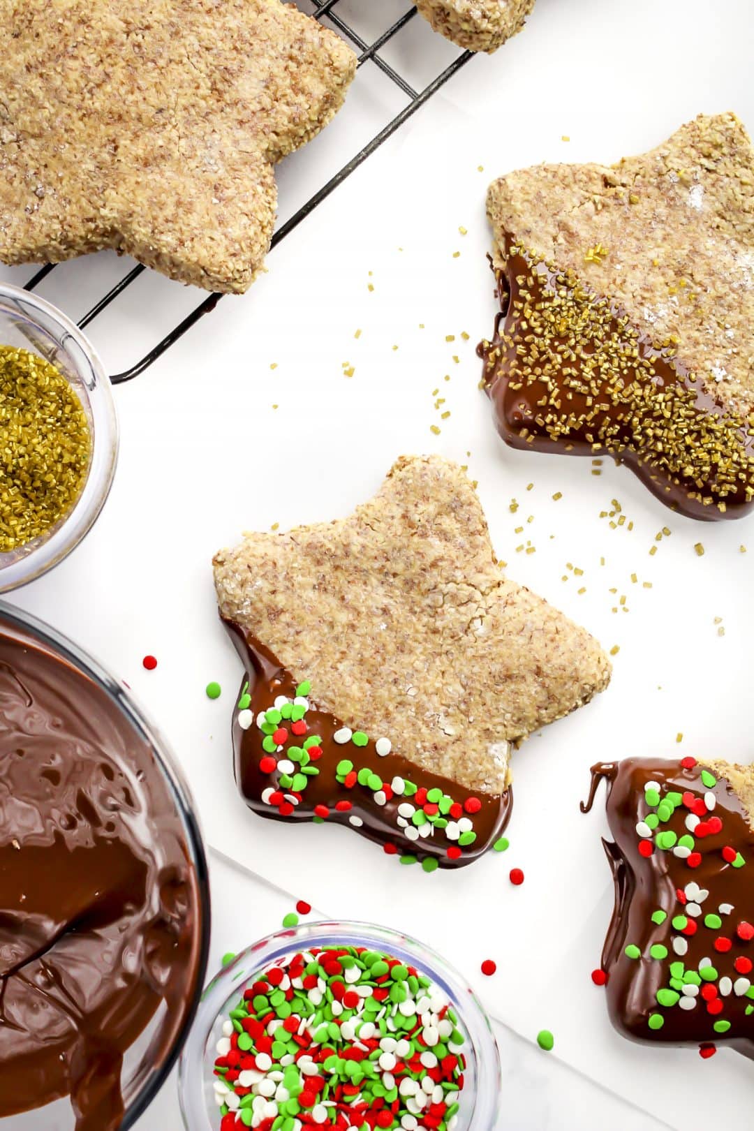 Cinnamon Stars: Zimtsterne (German Christmas Cookies) - Gluten Free