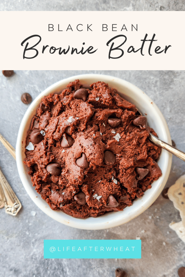 Black Bean Brownie Batter (surprisingly delicious and healthy!)