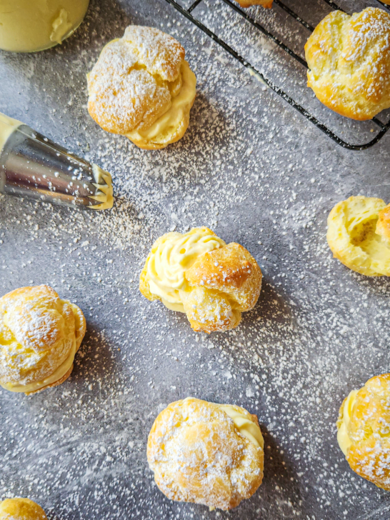 Light and Airy Gluten Free Cream Puffs (instructions for eclairs too!)
