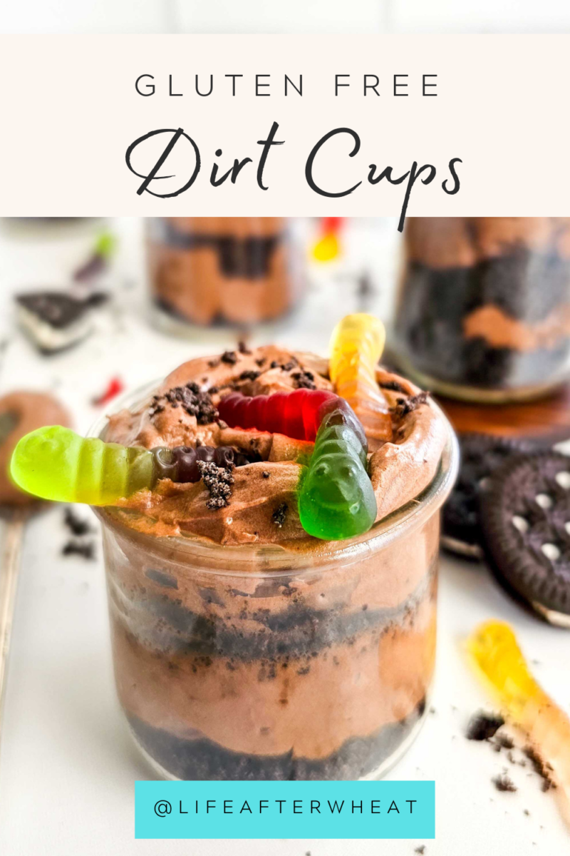 Gluten Free Dirt Cups (dairy-free/vegan option!)
