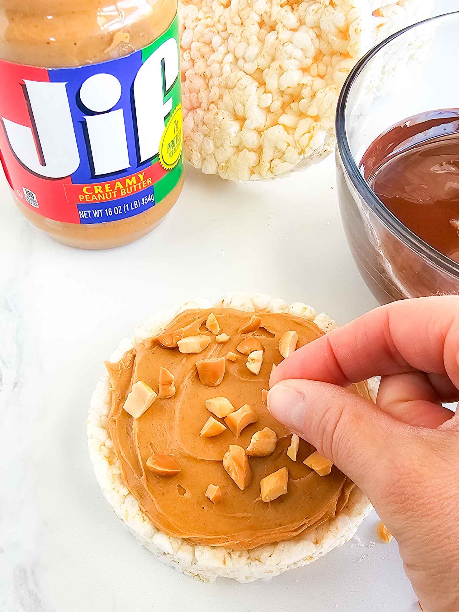 Chocolate Peanut Butter Rice Cakes-5 - Life After Wheat